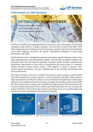 China CSP Demonstration Projects | PDF | Power and Energy Industry | Industries