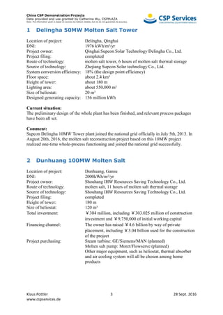 China CSP Demonstration Projects | PDF | Power and Energy Industry ...
