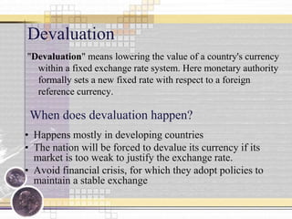 China Currency devaluation - International Business | PPTX