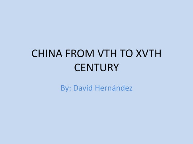 Description of China | PPTX