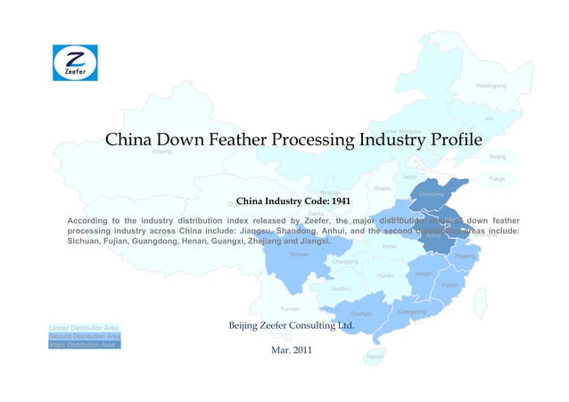 China down feather processing industry profile cic1941 sample pages | PDF