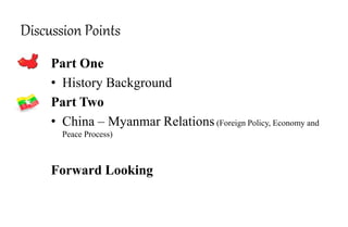China factors on Myanmar | PPTX