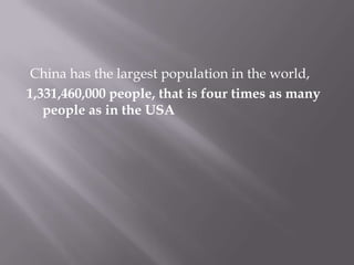 China facts power point | PPTX