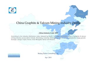 China graphite talcum mining industry profile cic1092 sample pages | PDF