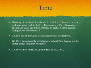 Ancient China | PPTX