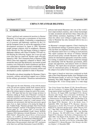 CHINA IN MYANMAR(BURMA) FOR ARMS-LOGGING-DAM-COPPER-JADE etcs-PART TWO ...