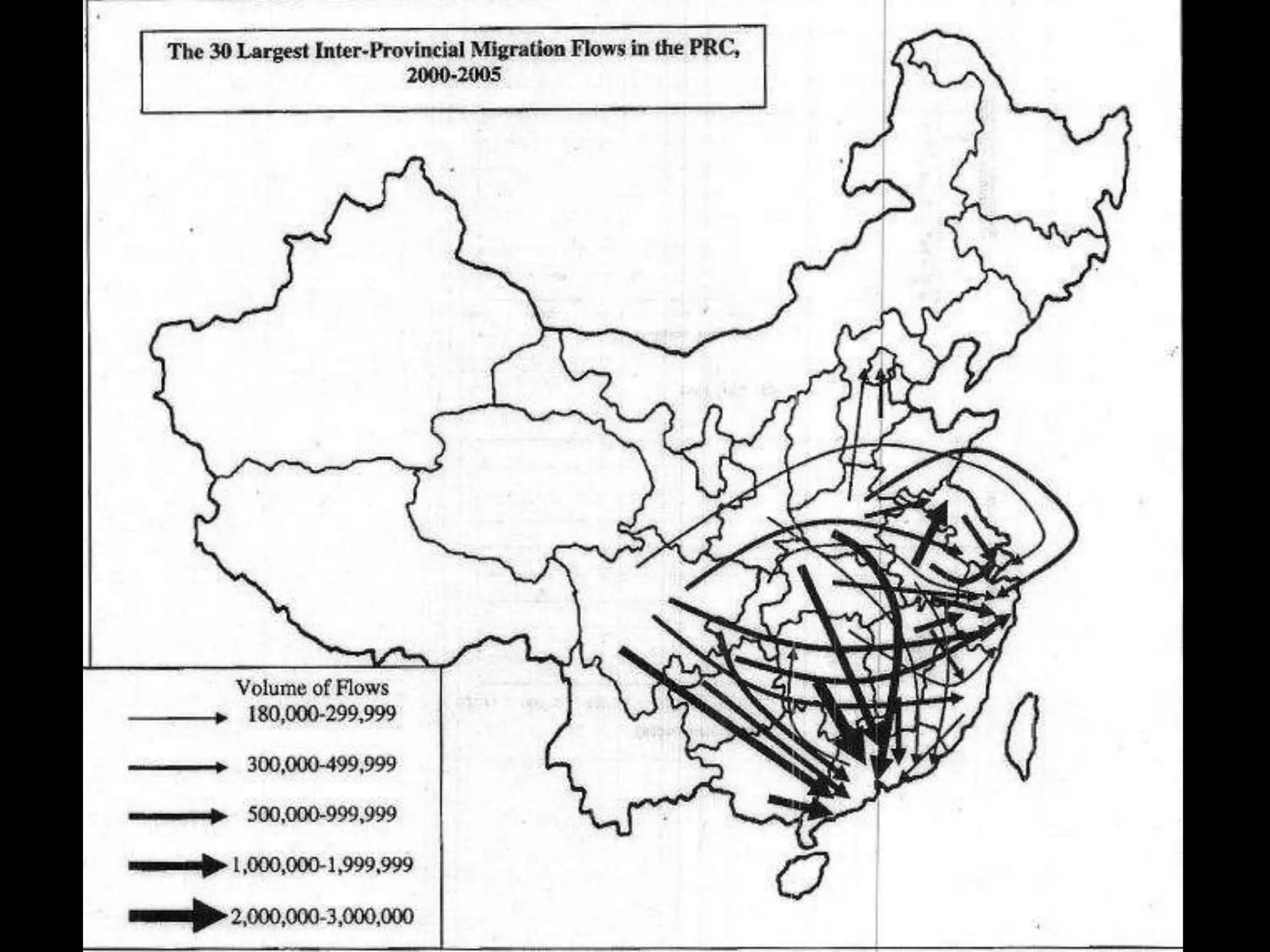 China internal migration mystery images | PPT