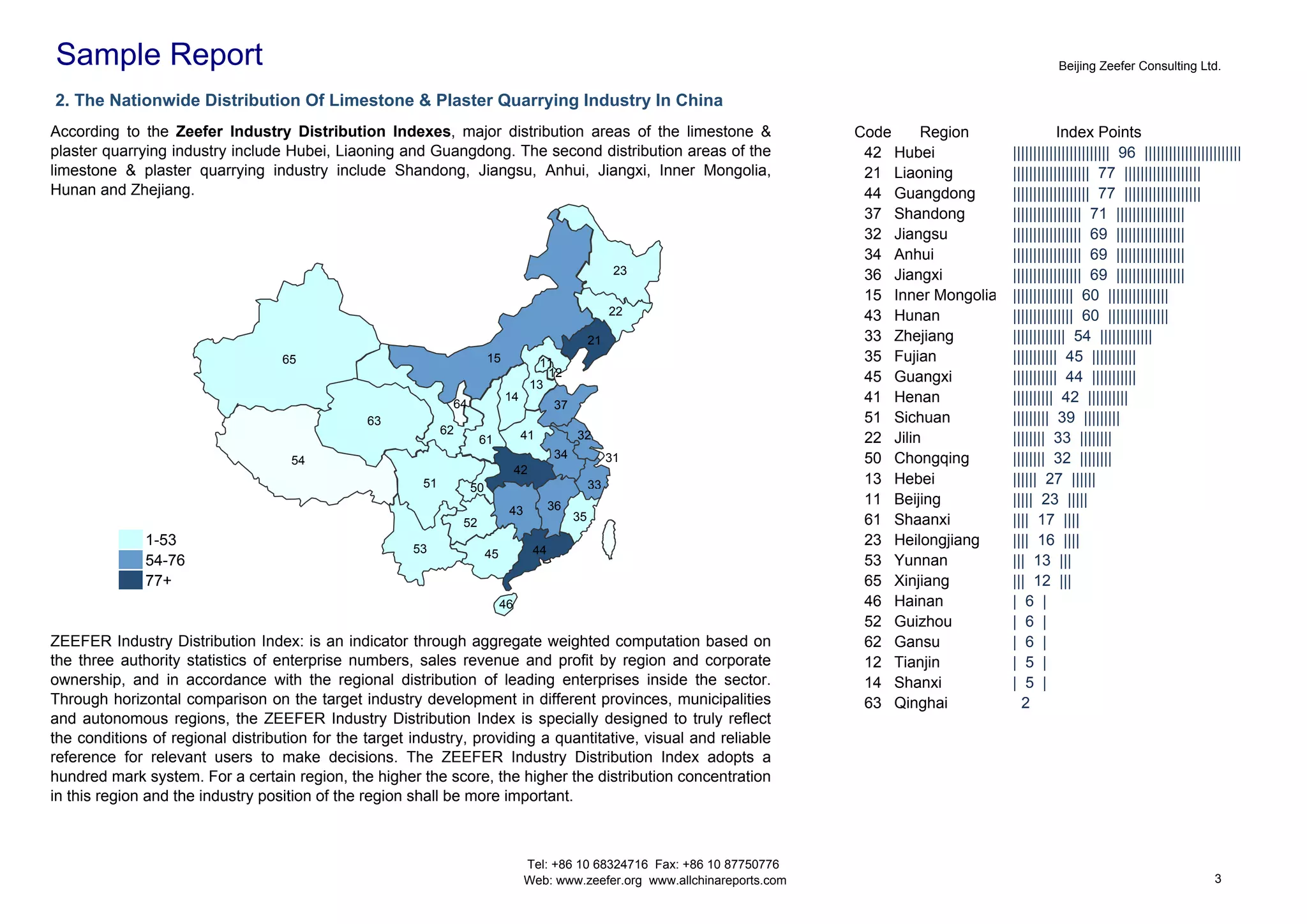 China limestone plaster quarrying industry profile cic1011 sample pages ...