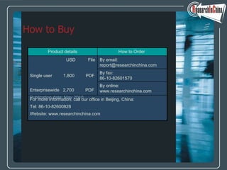 China logistics industry report, 2009 2010 | PPT