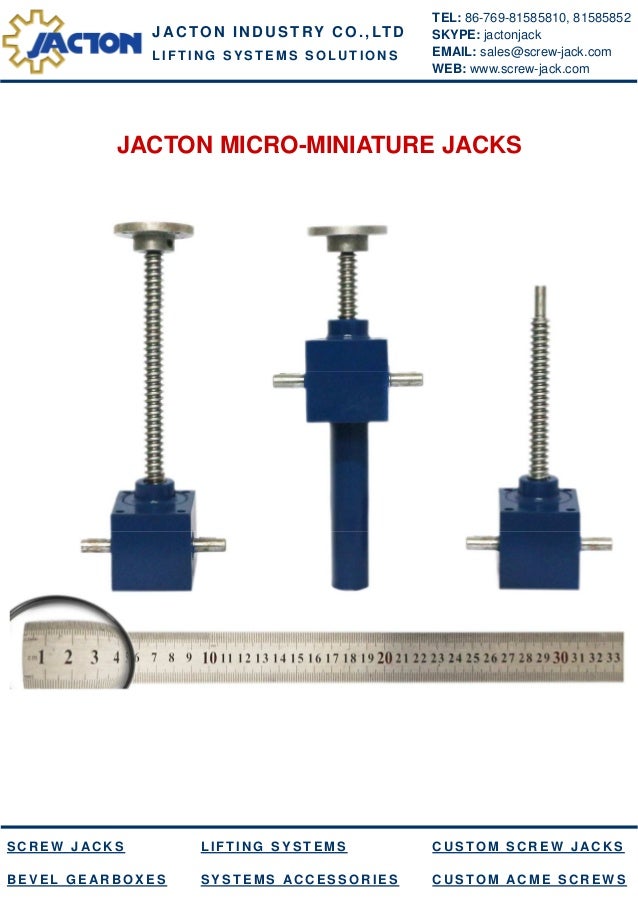 China mini jack screw actuator, micro jack ton, mini lift screw jacks ...