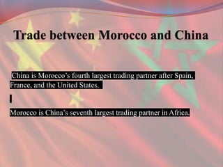 Morocco-China strategic partnership | PPTX