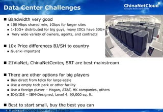 ChinaNetCloud - China Internet Infrastructure Summary | PPT