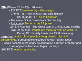 Ancient China Notes | PPT