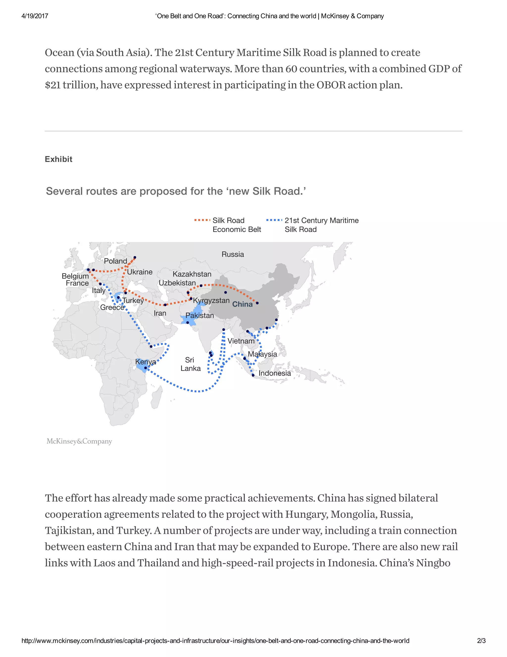 CHINA ONE BELT-ONE ROAD PROJECT & MYANMAR | PDF