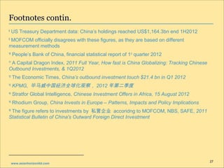 China outbound Investment | PPT