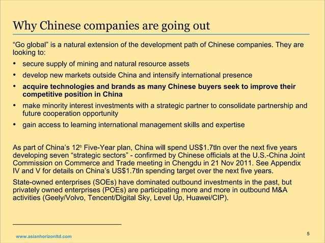 China outbound Investment | PPT