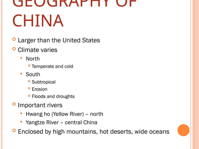 China Overview of Dynasties in different Regions.ppt