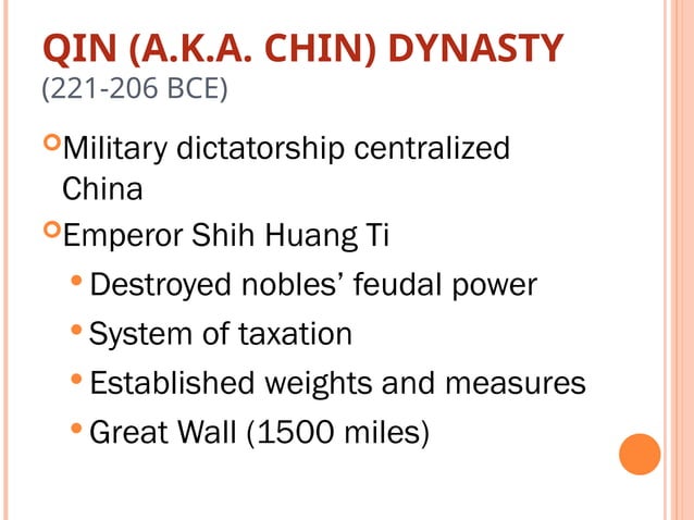 China Overview of Dynasties in different Regions.ppt