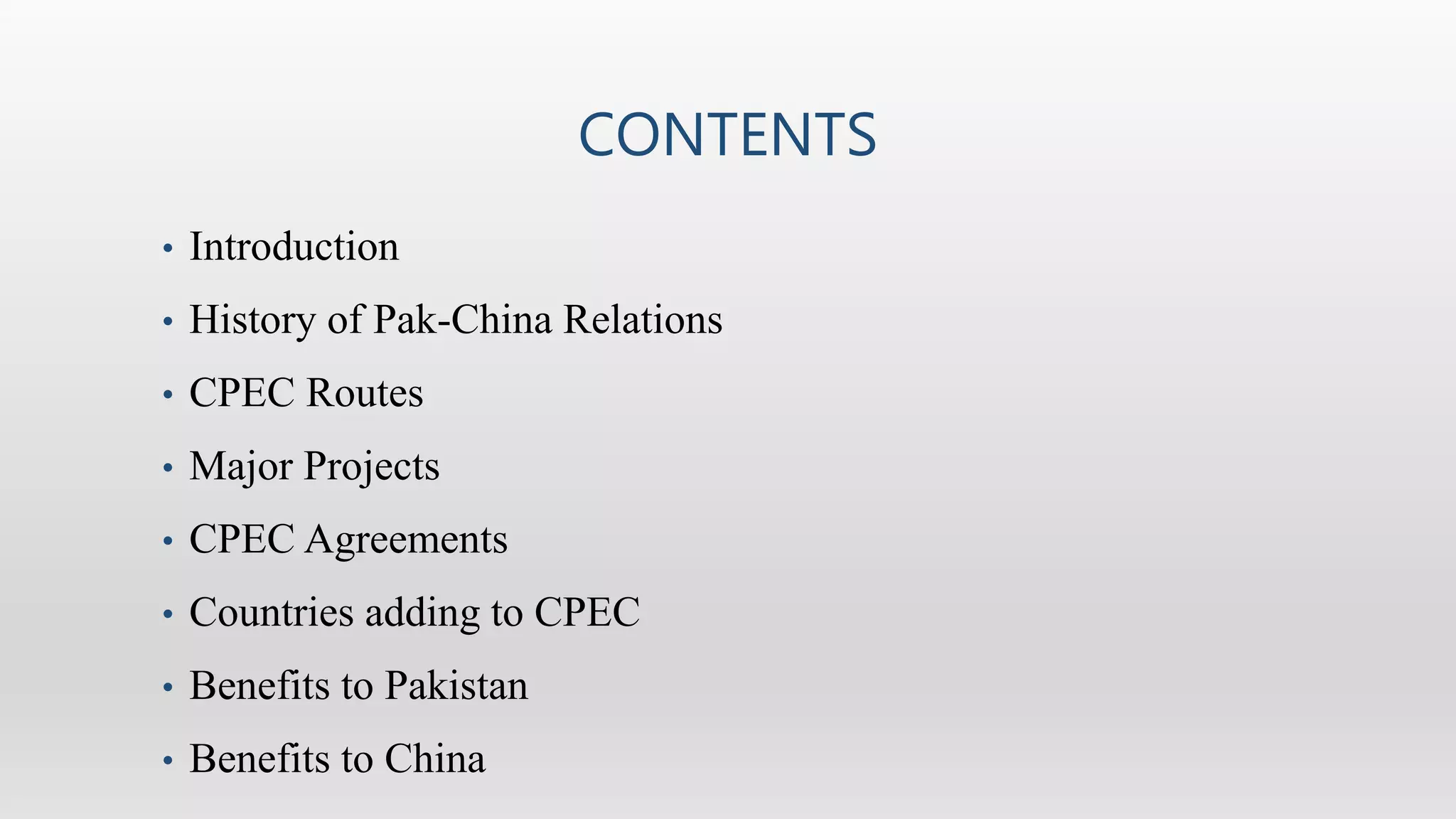 Pakistan China Economic Corridor | PPTX