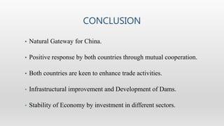 Pakistan China Economic Corridor | PPTX
