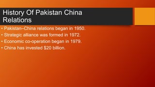 China pakistan economic | PPT