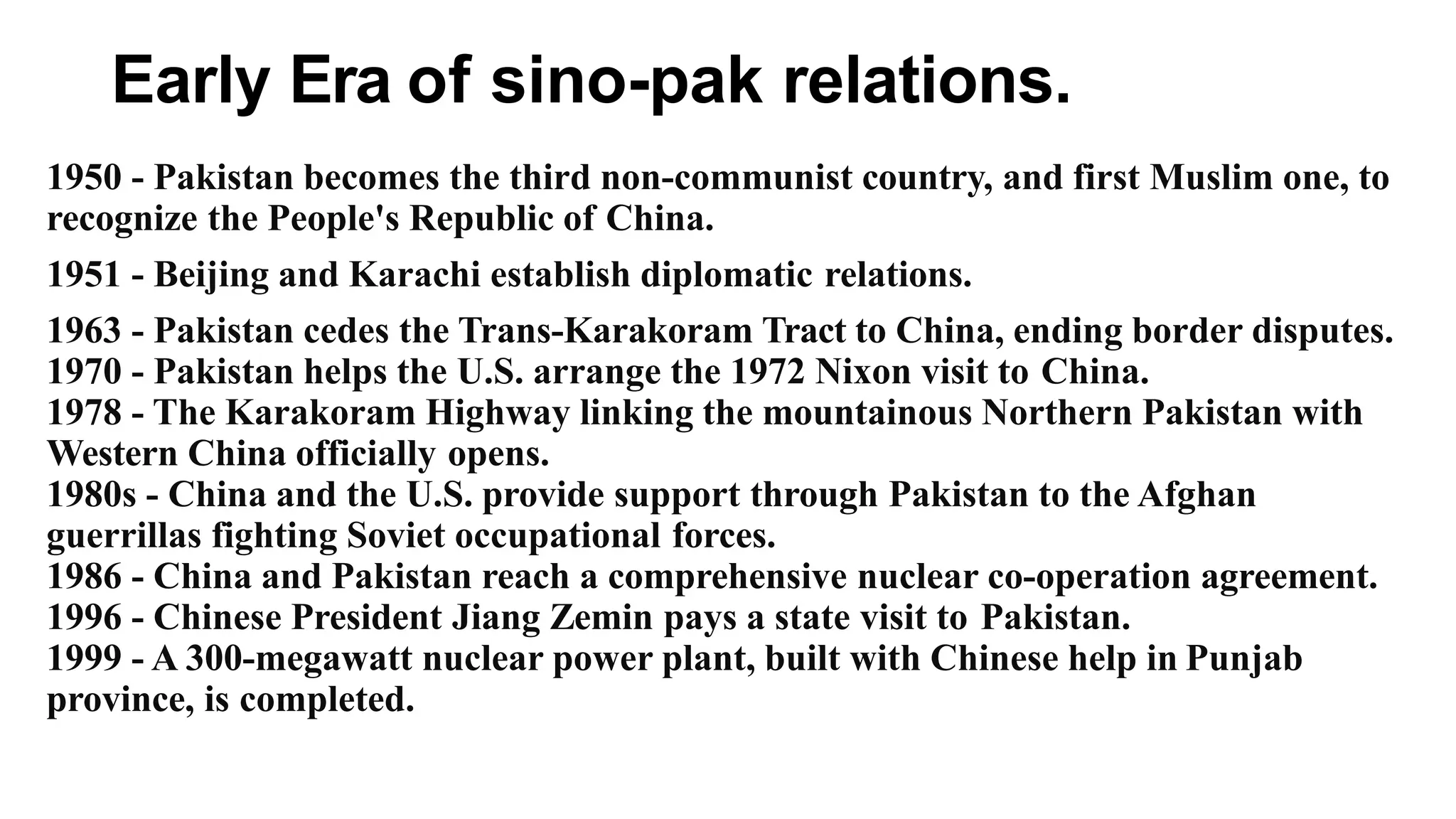 China Pakistan Relations ideology and constitutional of Pakistan | PPTX