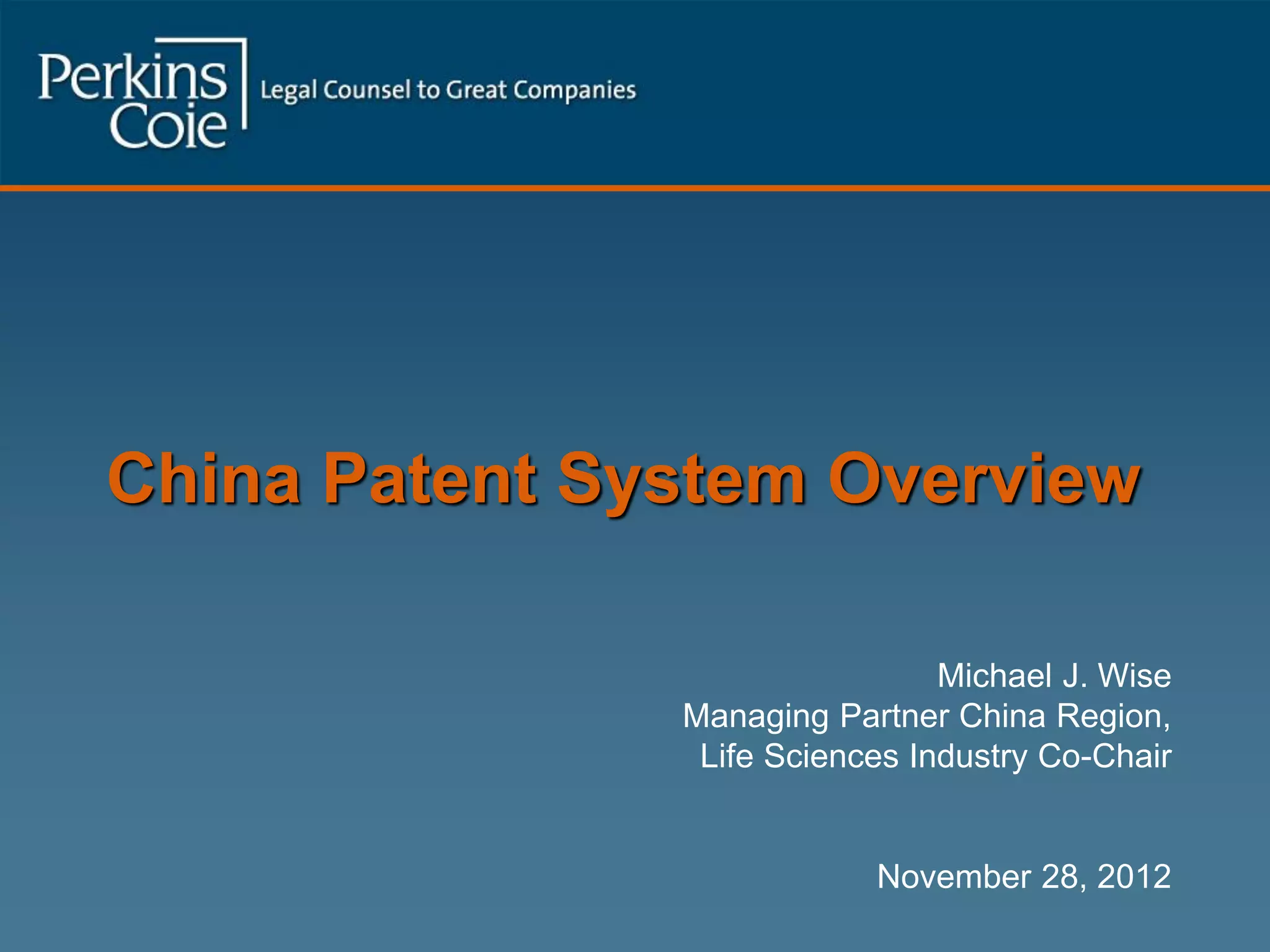 China Patent System Overview | PDF