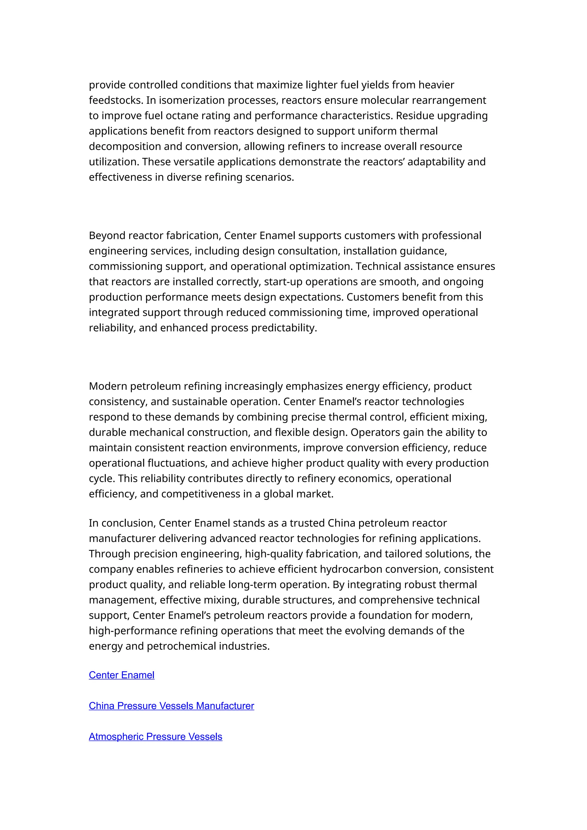 China Petroleum Reactor Supplier Delivering Advanced Solutions for ...