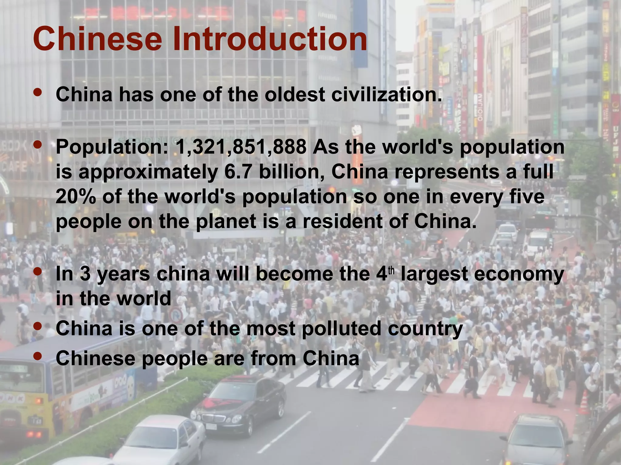 ALL ABOUT CHINA | PPT | World Cuisines | Food & Drink