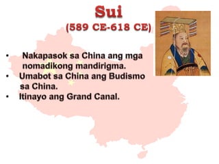 Mga Dinastiya sa China | PPTX