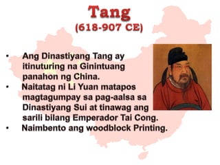 Mga Dinastiya sa China | PPTX