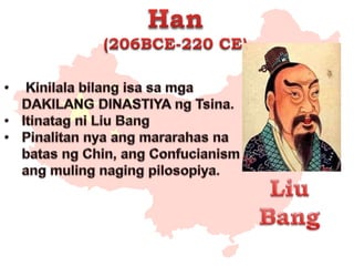 Mga Dinastiya sa China | PPTX