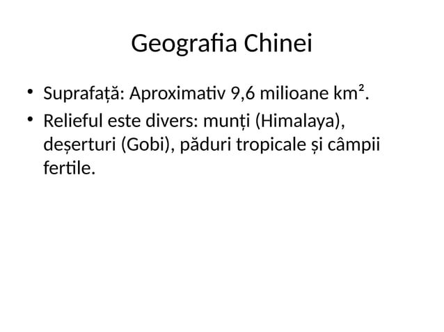 prezentare despre china, Istorie, Geografie, Viata cotidiana | PPTX