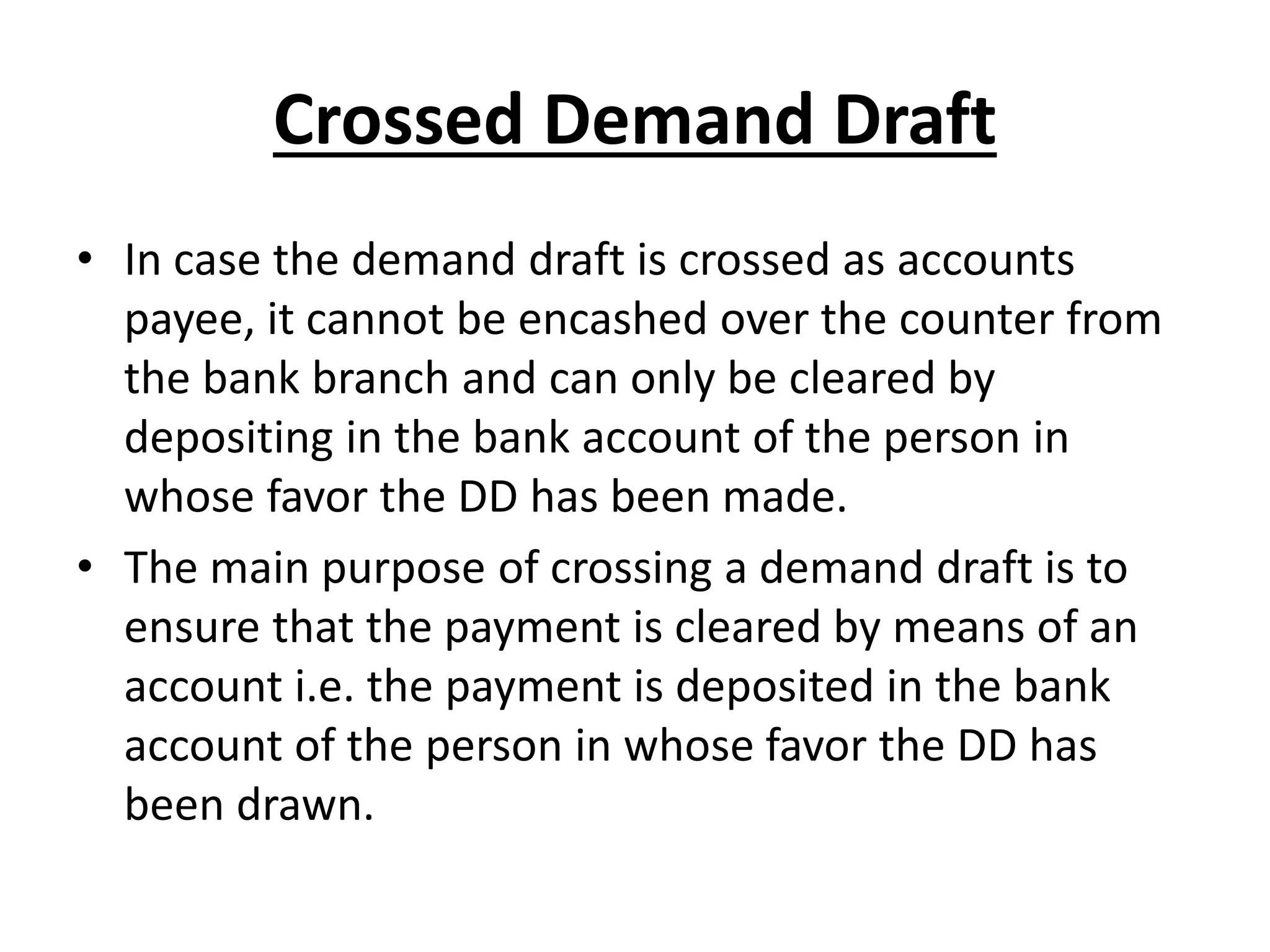 PAY ORDER & DEMAND DRAFT | PPTX
