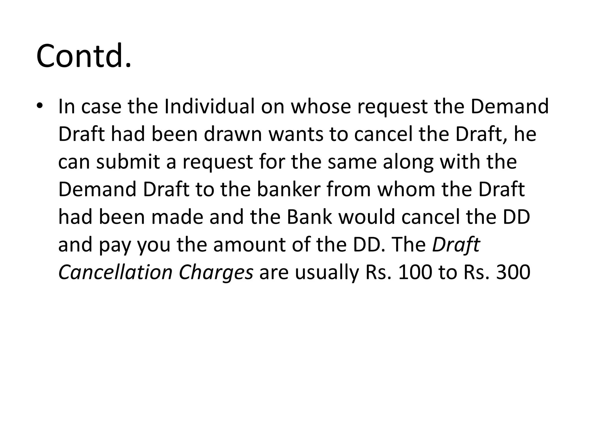 PAY ORDER & DEMAND DRAFT | PPTX