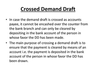 PAY ORDER & DEMAND DRAFT | PPTX