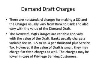 PAY ORDER & DEMAND DRAFT | PPTX