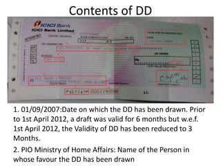 PAY ORDER & DEMAND DRAFT | PPTX