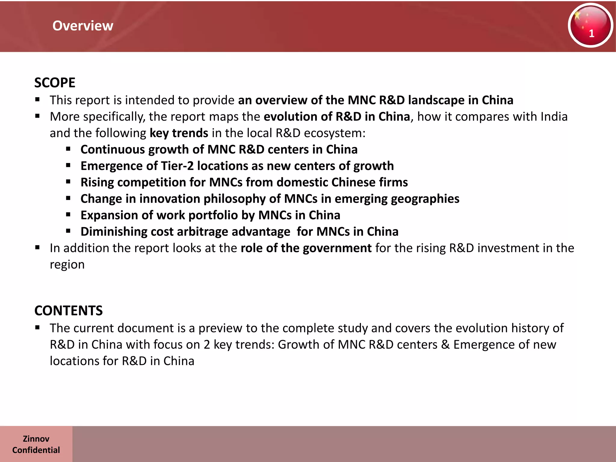 MNC R&D Ecosystem in China | PDF
