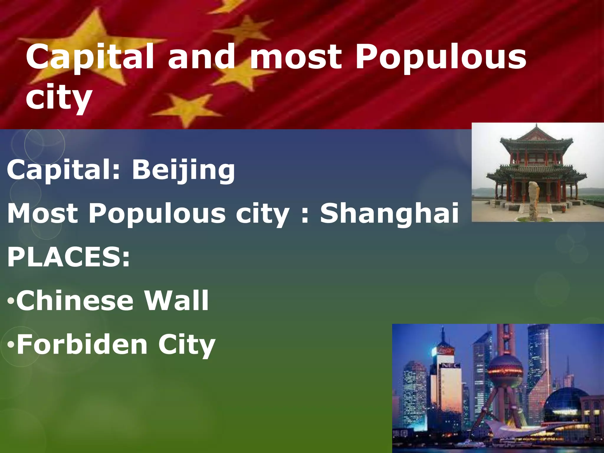 ALL ABOUT CHINA II | PPTX