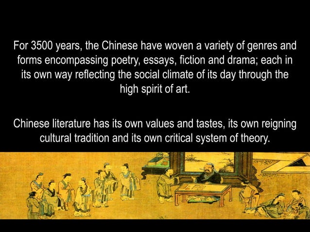 The Literature of China | PPTX