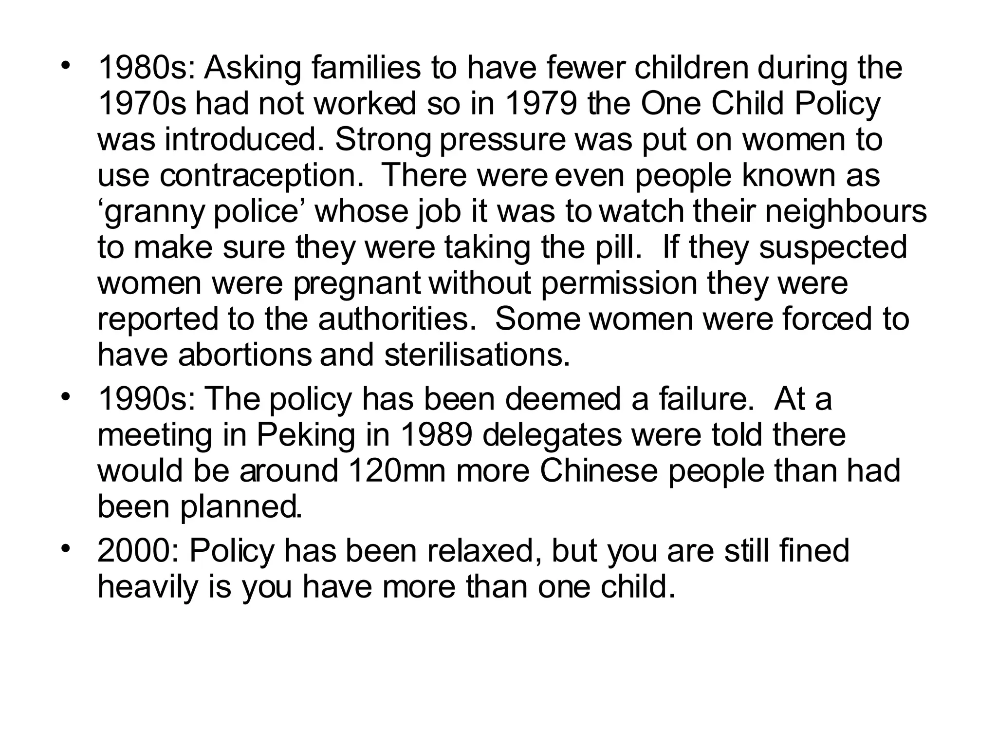 China’s One Child Policy | PPT