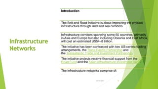 China's Belt and Road Initiative Presentation - 31st March 2021 | PPTX