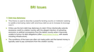 China's Belt and Road Initiative Presentation - 31st March 2021 | PPTX