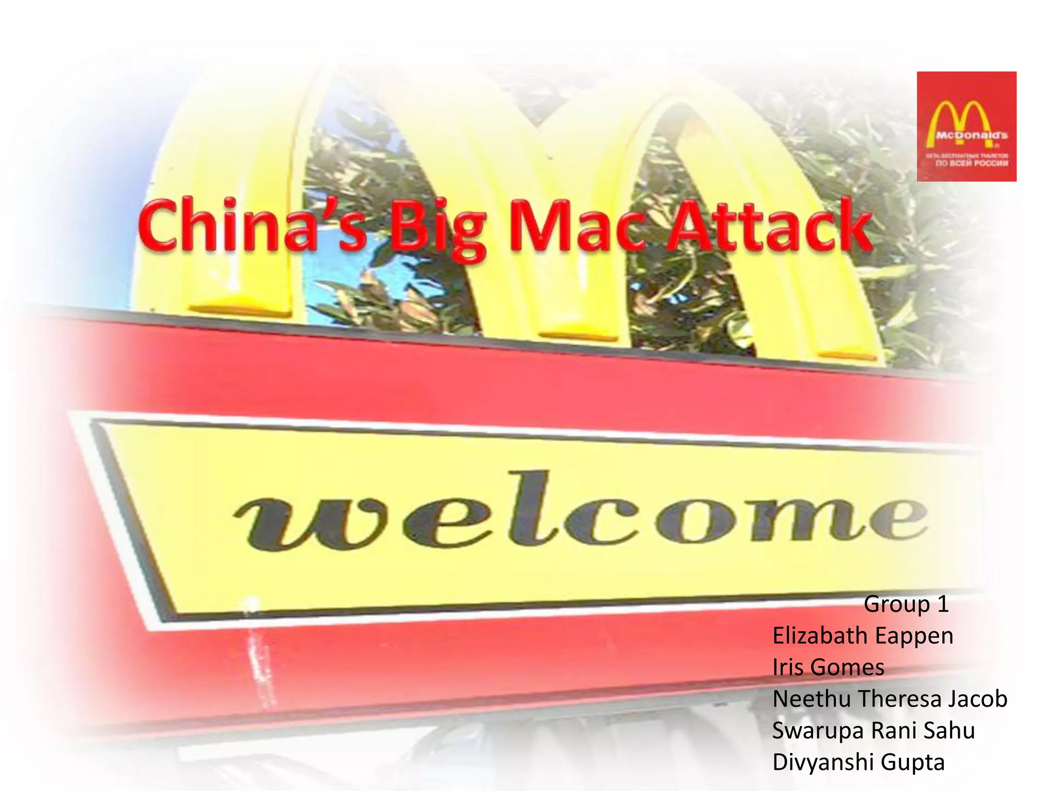 China’s big mac attack (2) | PPTX