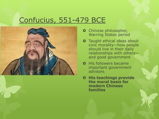 China’s classical age to 221 bce | PPTX