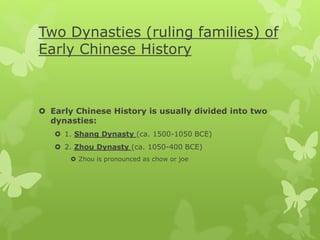 China’s classical age to 221 bce | PPTX
