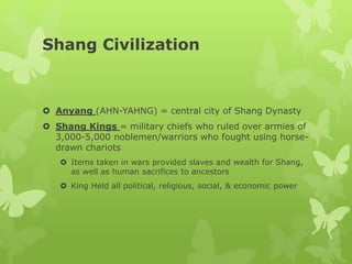 China’s classical age to 221 bce | PPTX