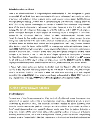 China's Rise - Hydropower (A Study) | PDF