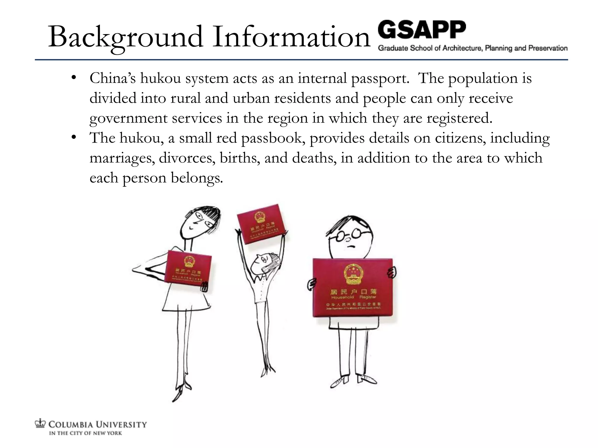 China's hukou(户口) system | PPTX